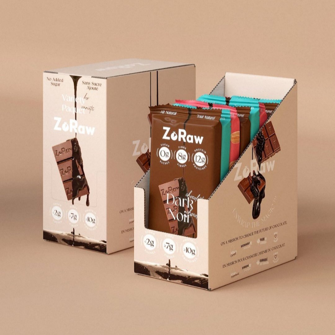 ZoRaw Chocolates : Variety Box of 12